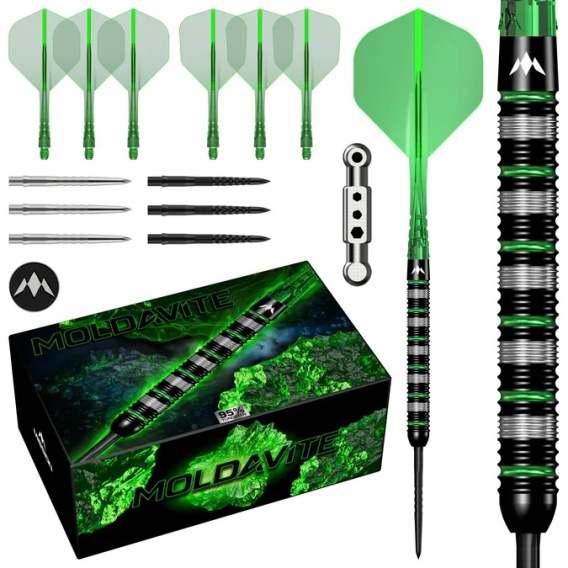 Mission Moldavite – Lotki Steel Tip – 95% Wolframu – Czarno-Zielone ...